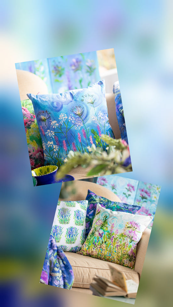Mandy McKenna Designs Artist and Designer of Floral Fabrics and Art